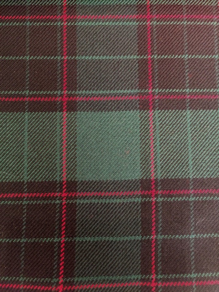 AUTHENTIC TARTAN FABRIC HEAVY POLYESTER VISCOSE DRAPES KILTS SOFT ...