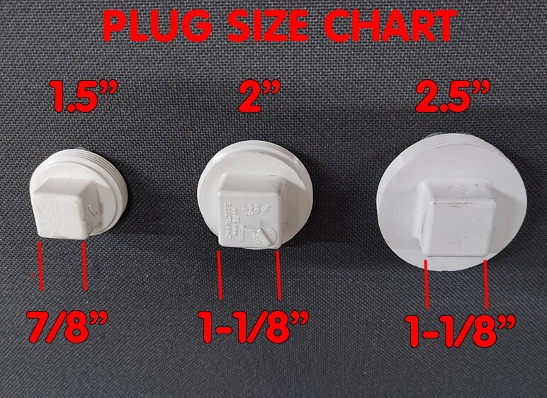 Sewer plug wrench 1" for PVC clean out plugs | eBay