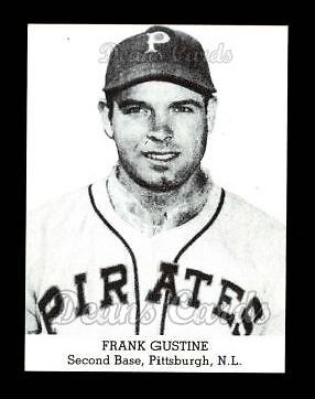 1947 Tip Top Bread Reprint Frank Gustine Pirates 8 - NM/MT | eBay