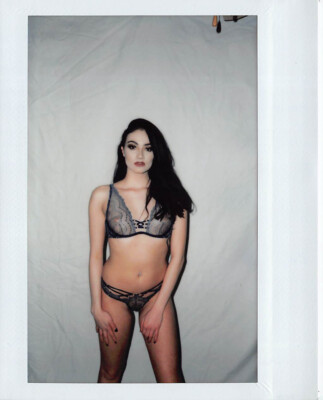 Vintage Polaroid Original Sexy Risque Girl Nude Naked Pinup Playboy