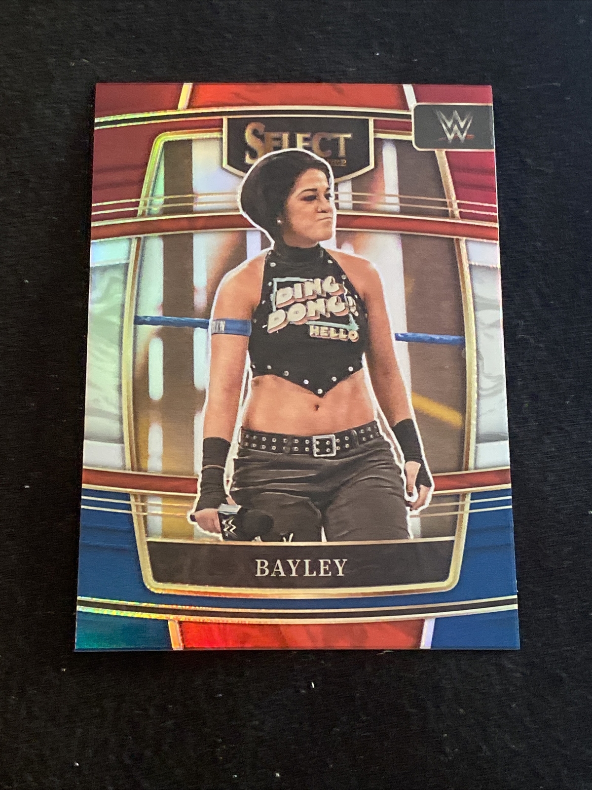 2022 Panini WWE Select Concourse #80 Bayley Red & Blue Prizm | eBay
