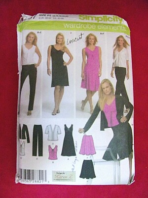 UNCUT SIMPLICITY# 4697 SZ 12-20 EVERYDAY COMPLETE WARDROBE SEWING ...