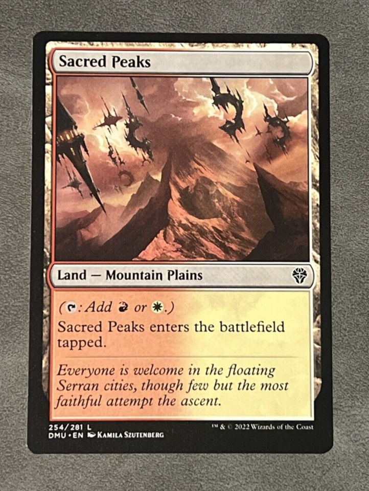 DOMINARIA UNITED / DMU MTG Dual Lands - Set of ALL 10 - Typed Fetchable ...