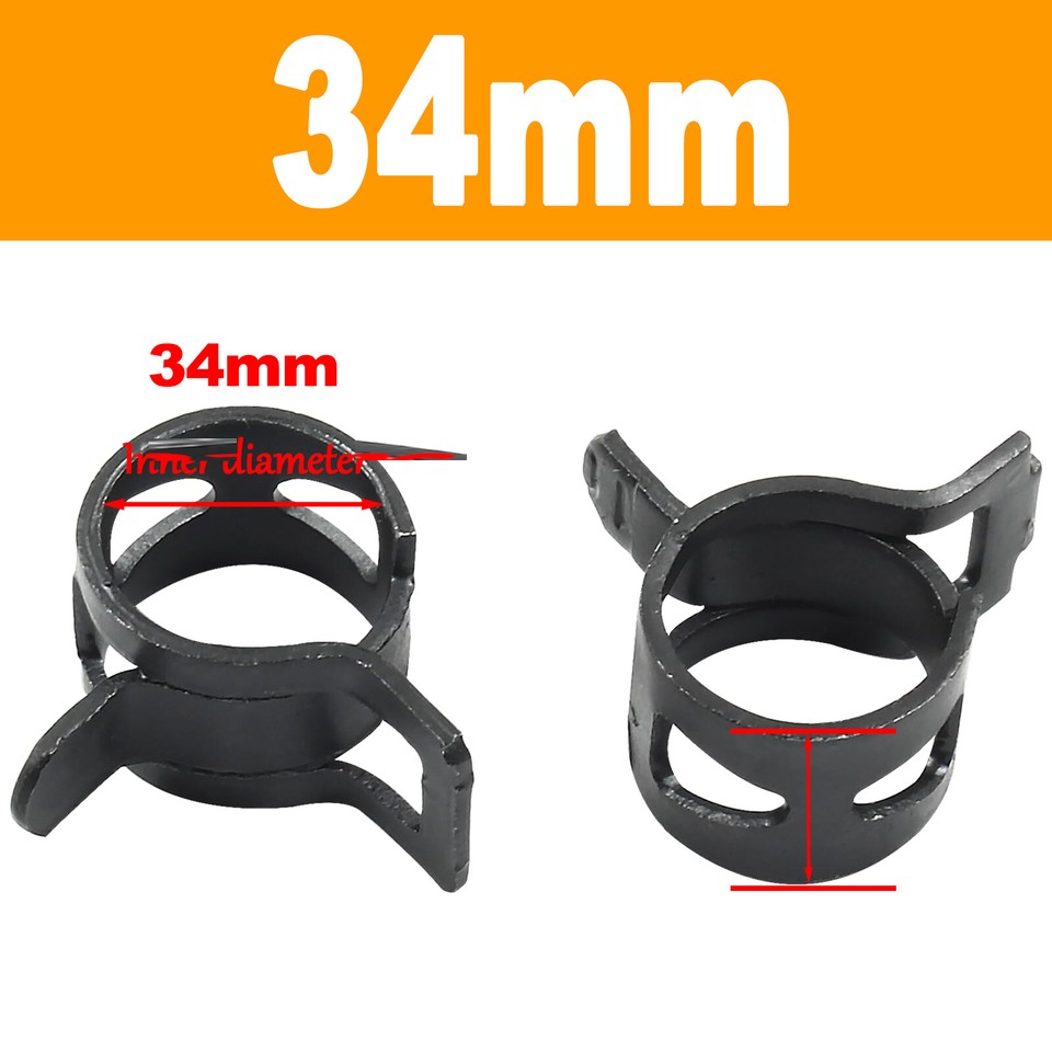 Self Clamping Spring Hose Clips Carbon Steel Clamps Sealing Radiator ...