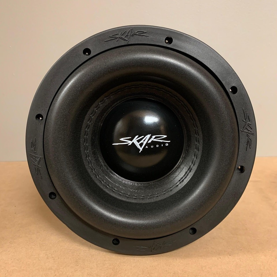 USED SKAR AUDIO ZVX-8 D2 8" 900 WATT RMS DUAL 2 OHM SPL CAR SUBWOOFER ...