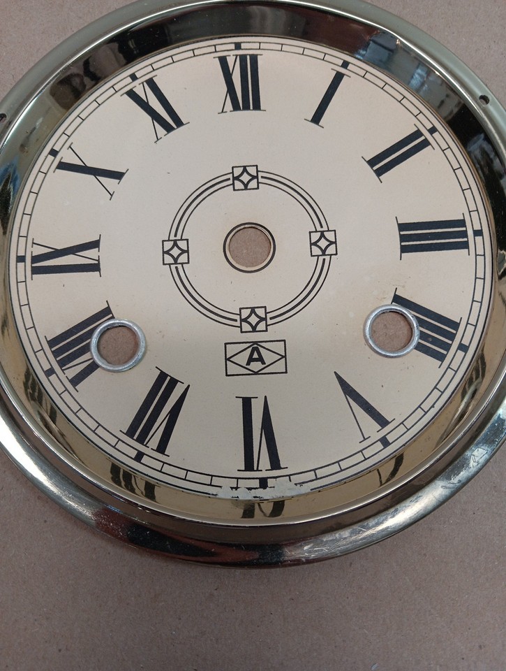 Antique Silver clock Face dial Part | eBay