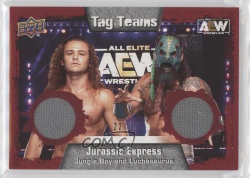 2022 AEW All Elite Wrestling Red Mat Relics /25 Jungle Boy Jack Perry ...