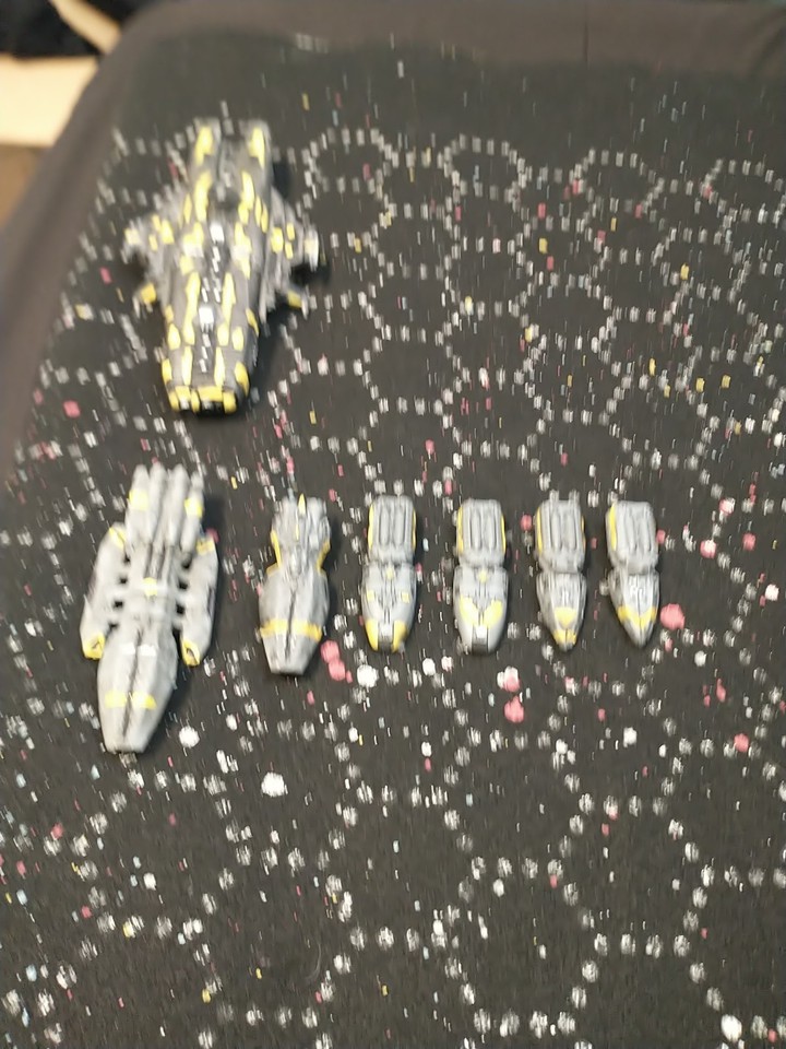 Full Thrust BSG Colonial Super Heavy Gunstar Group Squadron Wargame ...