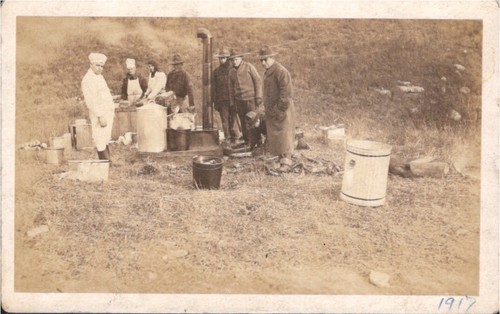 RPPC World War 1 France 1917 American Soldiers Cooking Real Photo | eBay