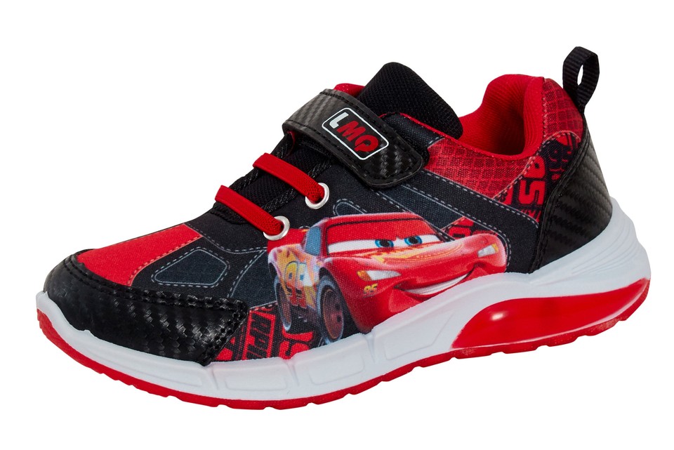 Disney Cars Light Up Trainers Boys Lightning McQueen Flashing Skate ...