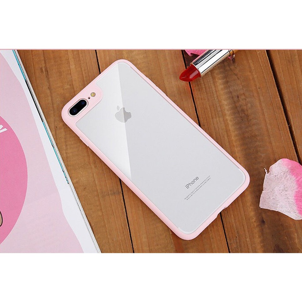 Apple iPhone X 7 Shockproof Clear Ultra Thin Hard Hybrid Bumper Back ...