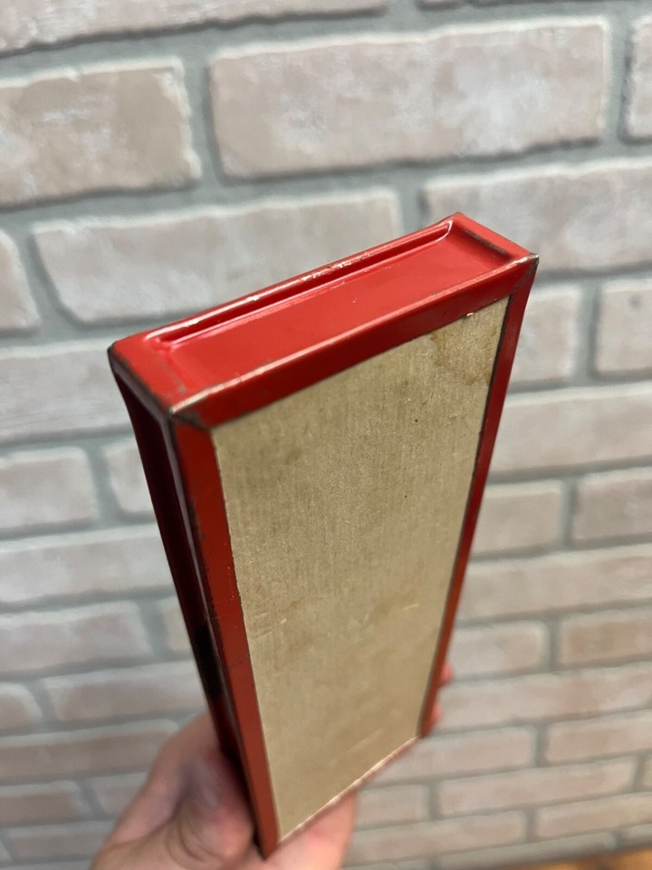 Vintage c1930s Bowling Alley Hand Held Dexterity Puzzle Game Tin Litho ...