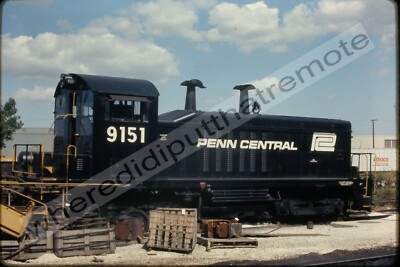 Original Slide Penn Central PC 9151 EMD NW2 Proviso ILL 9-9-69 | eBay