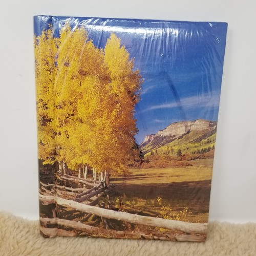 VTG 70s 80s Photo Album Sealed Trees Fall New in Plastic Look | eBay