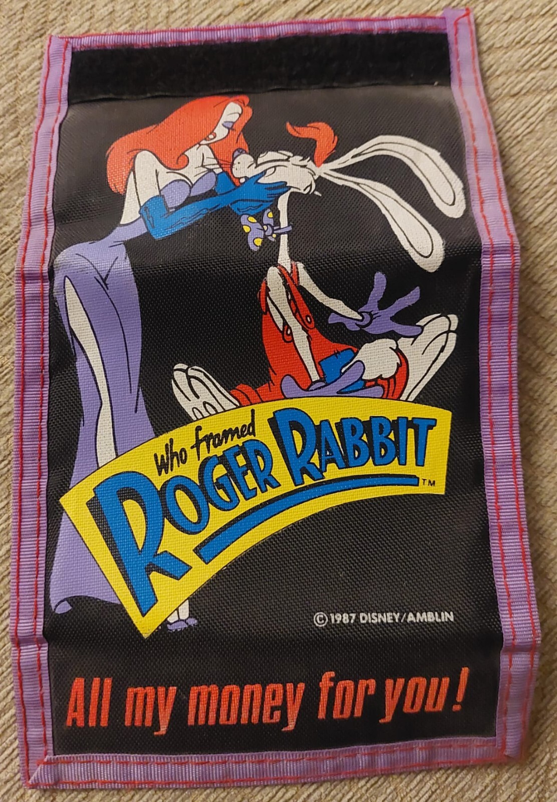 Who Framed Roger Rabbit? wallet retro 1990s rare good… - Gem