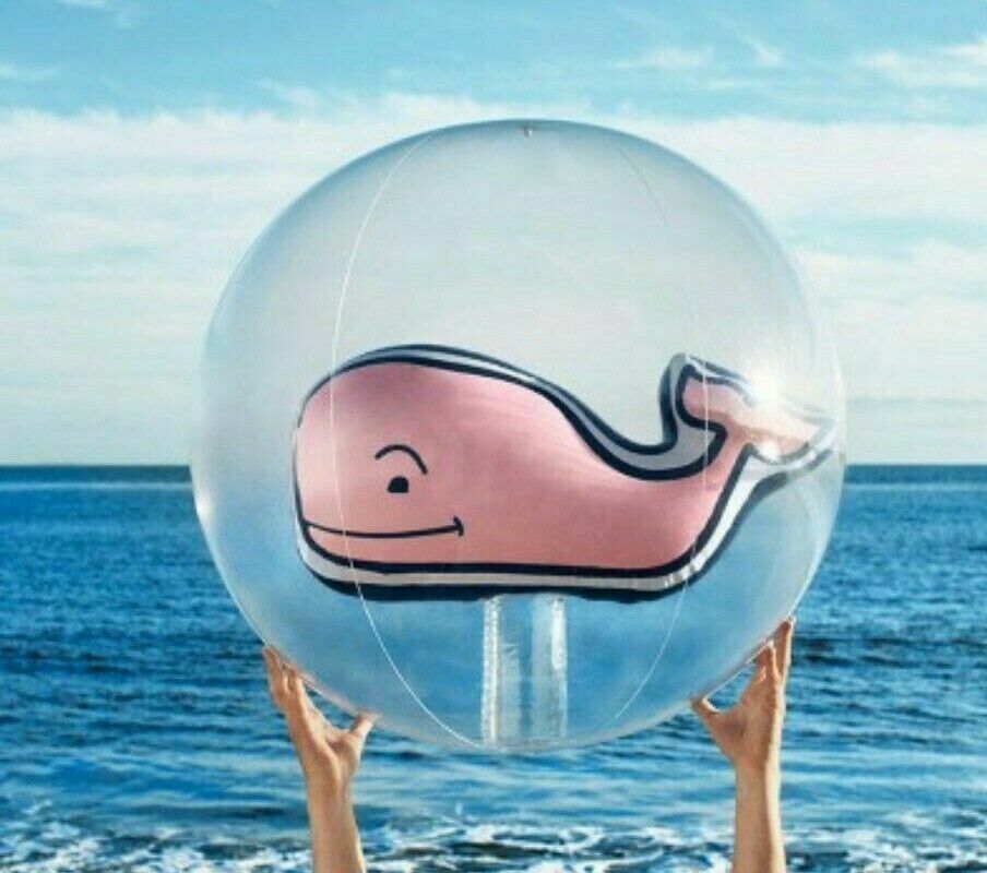 Vineyard Vines for Target Pink Whale Jumbo 30" Inflatable Beach Ball ...