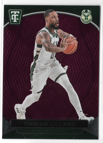 2024-25 Totally Certified Maroon #17 Damian Lillard Milwaukee Bucks ...