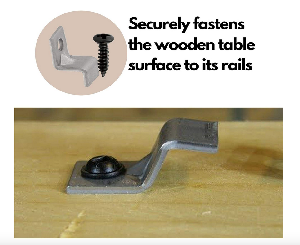 40 Pack Z Table Top Fasteners with Screws, Heavy Duty Z Table Top ...