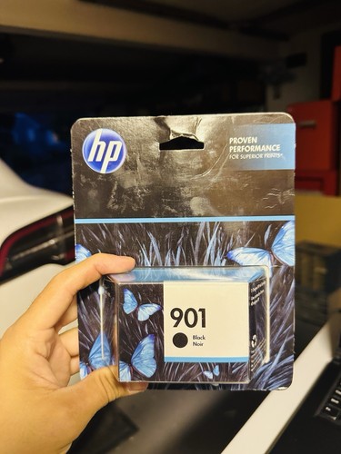 New Sealed Genuine HP 901 Black Printer Ink Cartridge Exp 08/2022 Fast ...