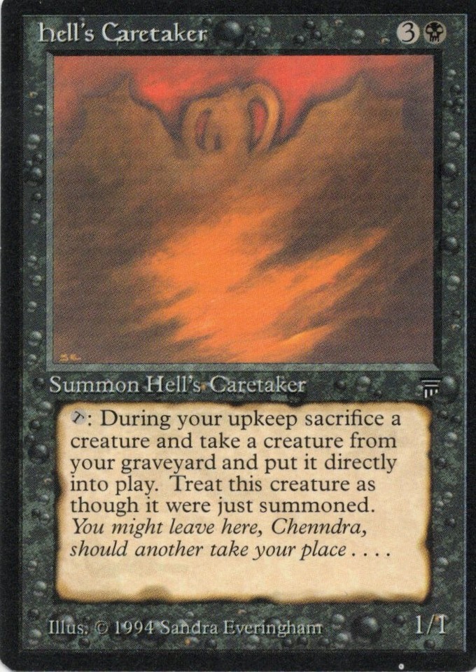 MTG Hell's Caretaker (NM) Legends LEG Magic | eBay