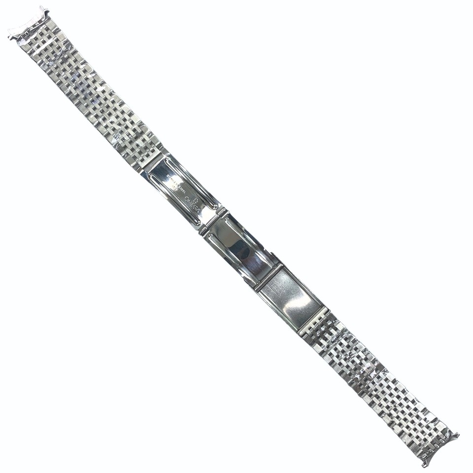 High-Quality OMEGA 1502 S.Steel Watch Band Bracelet-18,19,20mm-Curved ...