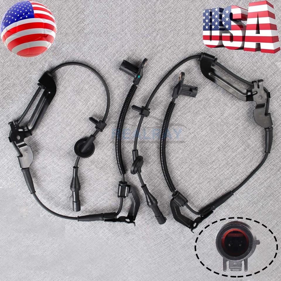 ABS Speed Sensor & Harness Front Left & Right Pair Set for Ford Escape ...