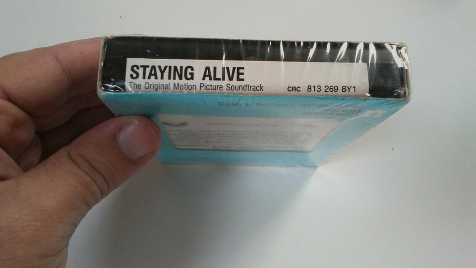 STAYING ALIVE soundtrack 1983 NEW 8 TRACK TAPE (stayin.The Bee Gees ...