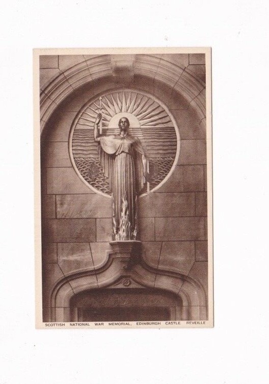 VTG. SCOTTISH NATIONAL WAR MEMORIAL, REVEILLE POST CARD EDINBURGH ...