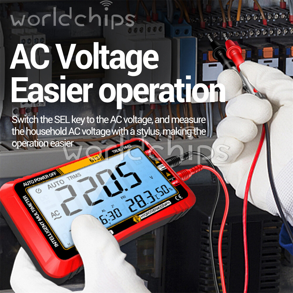 ANENG 612 613 LCD Display AC/DC Digital Multimeter Auto-Ranging Multi ...