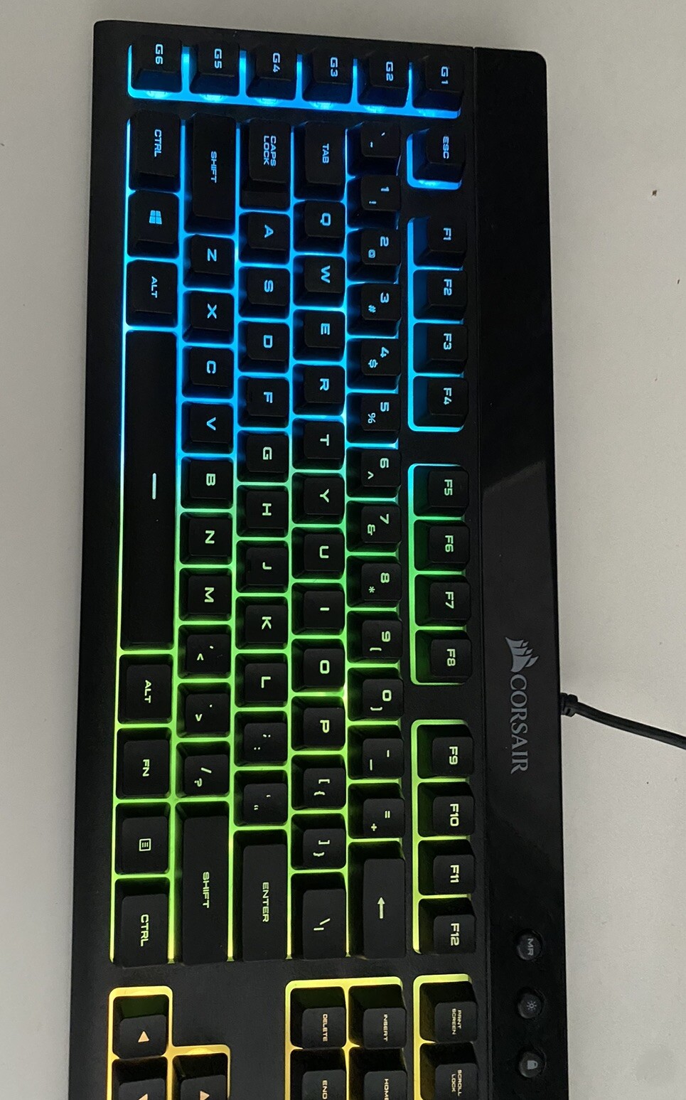 Intel I7-7700 +Corsair K55 RGB Wired Keyboard & 1080P USB Webcam/Mic ...