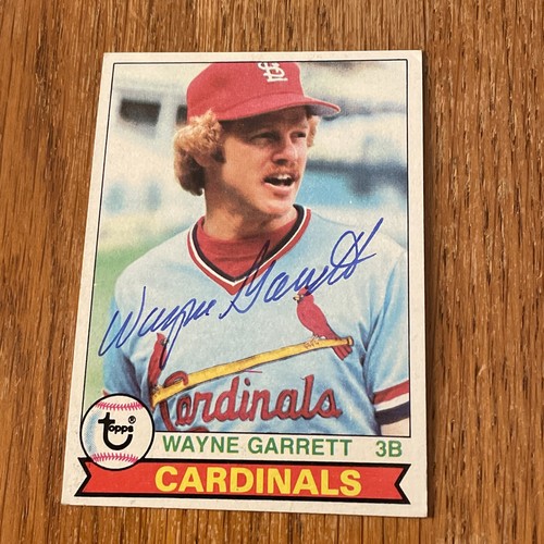1979 Topps - #319 Wayne Garrett Hand Signed Card EX-MT+ No Creases | eBay