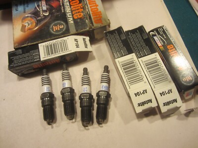 Autolite AP104 Platinum Spark Plugs Box of 4 | eBay