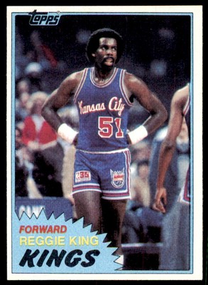 1981-82 TOPPS REGGIE KING. KANSAS CITY KINGS #MW95 | eBay