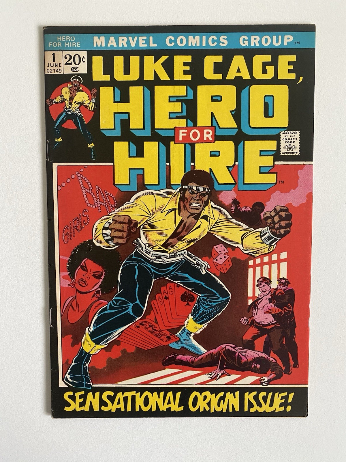 Hero For Hire #1 FN+ 1st Appearance & Origin Luke Cage Marvel Comics ...