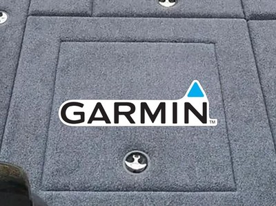 Garmin Professional Carpet Graphic Decal Sticker for Fishing Bass Boats ...