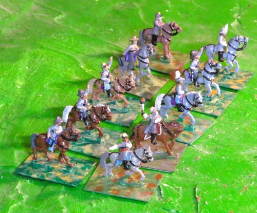 15mm miniatures, ACW AMERICAN CIVIL WAR, CSA Confederate Mounted ...