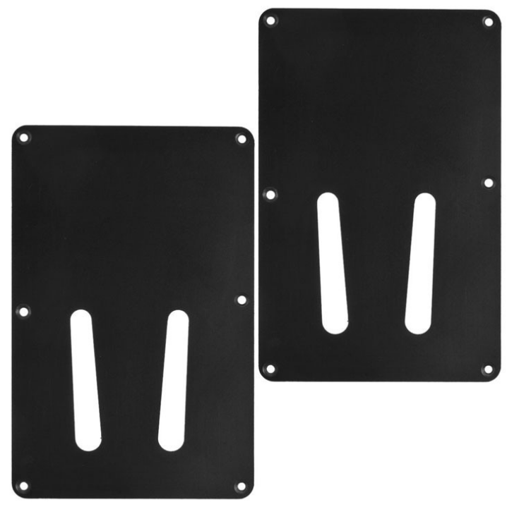 Electric Guitar Rear Back Plate Cover Black With Holes Oem Factory ...