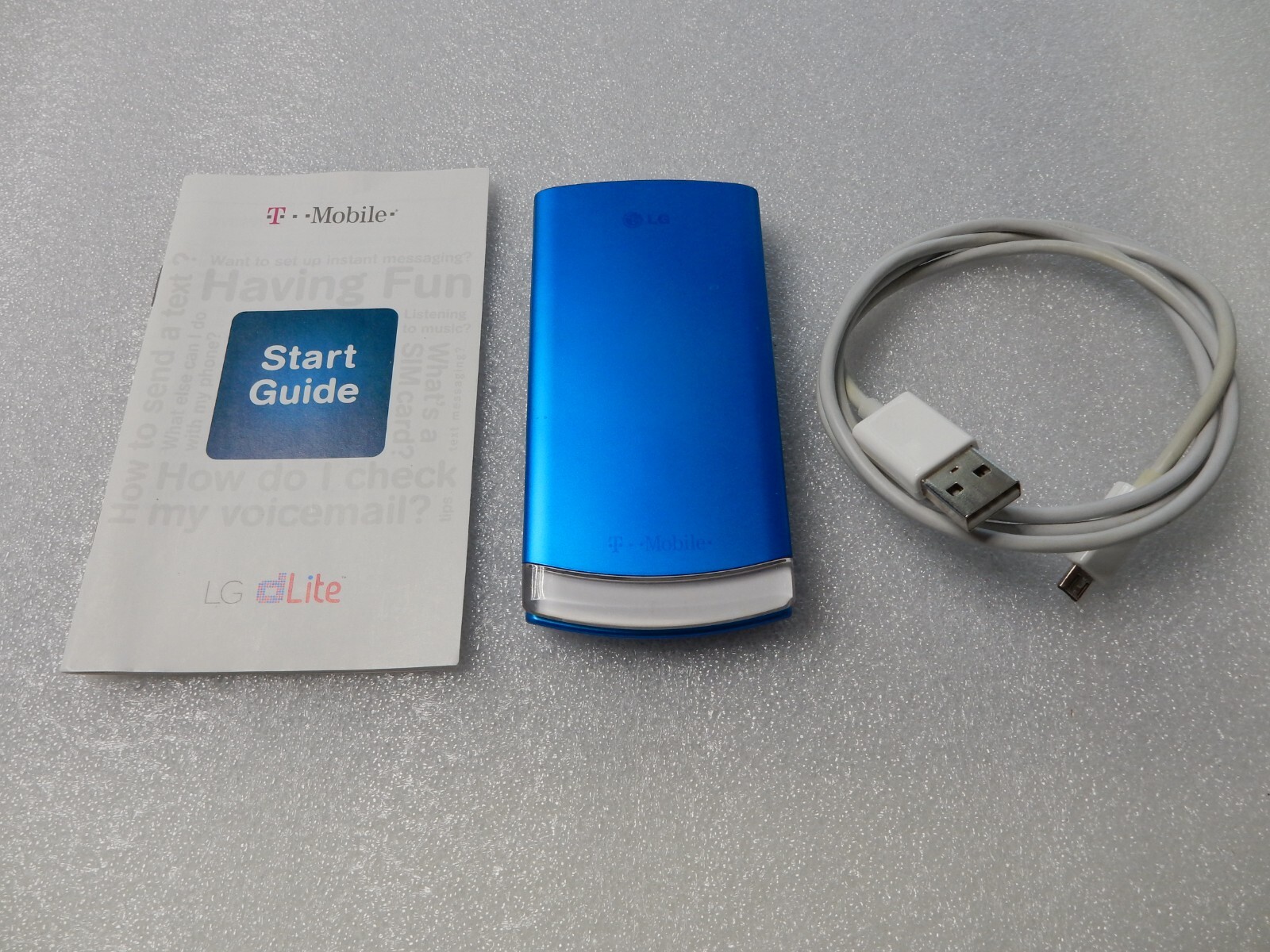 LG GD580 Blue Lollipop dLite Cookie Flip 2.8" 3MP GSM 3G Cell Phone T ...