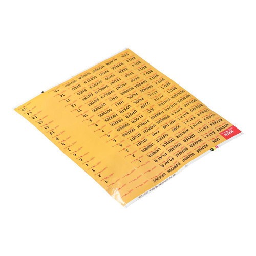 129PCS Fuse Box Sticker Electrical Panel Labels Vinyl Breaker Panel ...