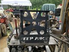 Fuel Jug Rack Holder Dual Locking Mount Race Trailer Shop Garage ...