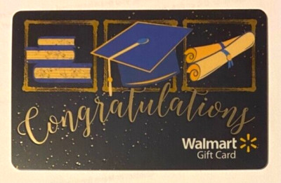 WalMart Graduation Congratulations Hat Books Scrolls 2012 Gift Card FD ...