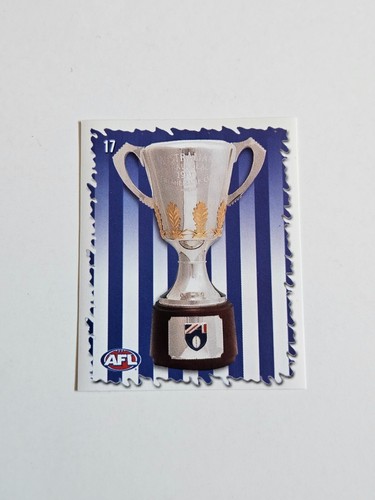 2000 AFL SELECT STICKER NORTH MELBOURNE GRAND FINAL PREMIERSHIP CUP #17 ...