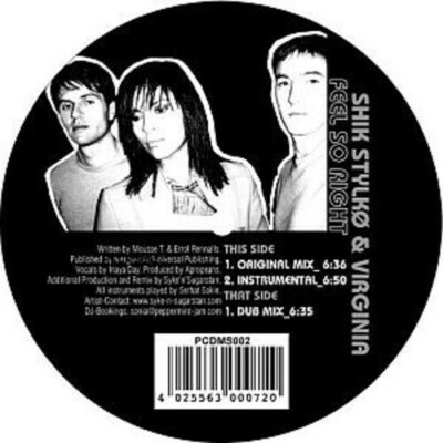 Shik Stylko & Virginia - Feels So Right - German 12" Vinyl - 2004 ...