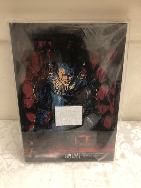 It Pennywise Clown Notebook Notepad Journal Diary Ribbon Bookmarker ...