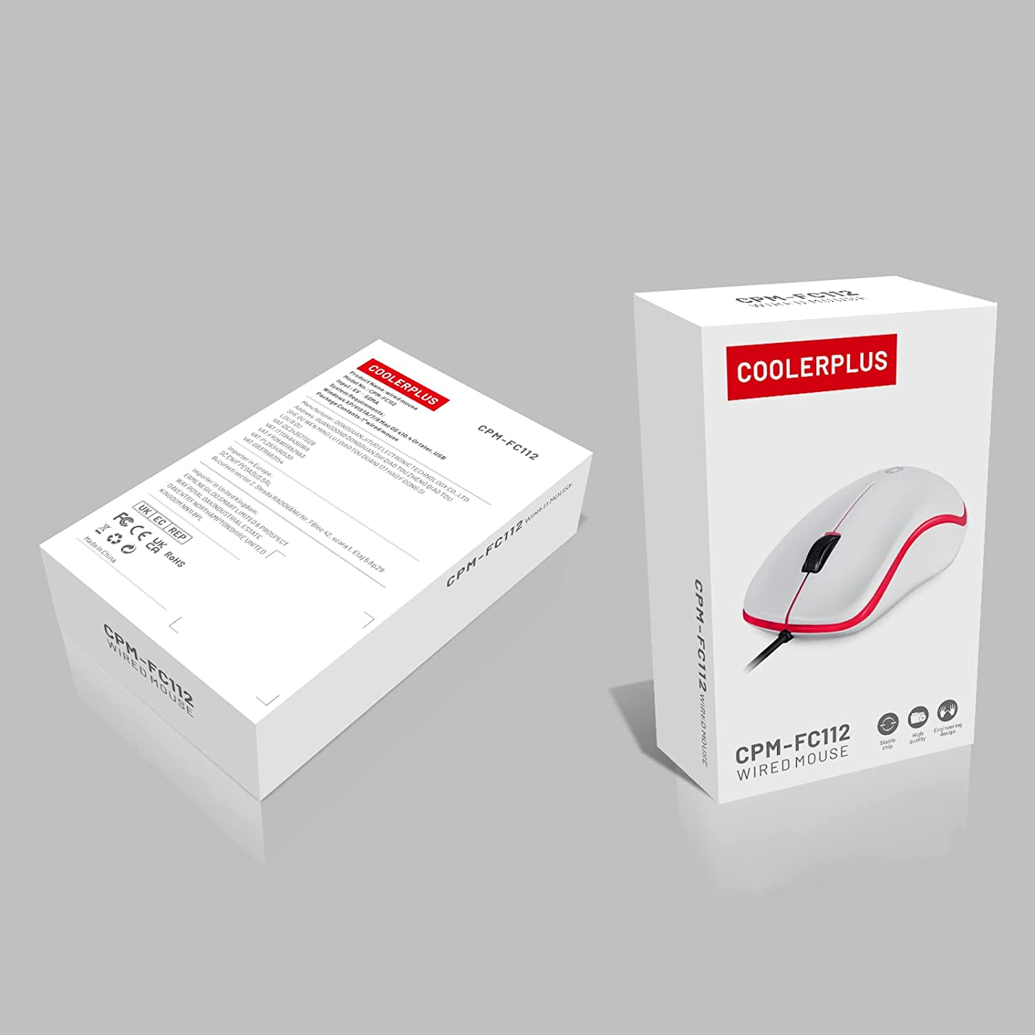 COOLERPLUS FC112 USB Souris D’Ordinateur Câblée 1000DPI | eBay