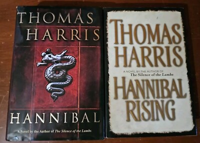 Thomas Harris Hannibal Lecter Series Lot 2 Hardcovers Hannibal ...
