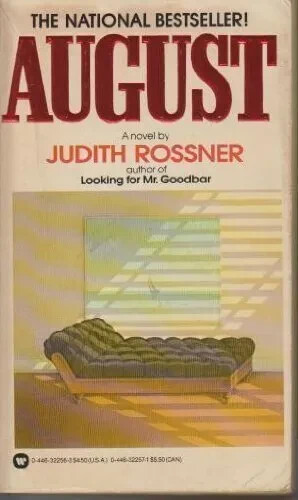 AUGUST By Judith Rossner * pb | eBay