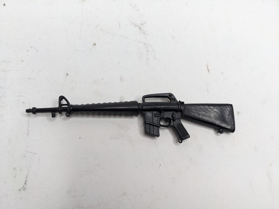 Vintage 1960's-70's GI Joe Hasbro HK Black M16 Machine Gun No Sling | eBay