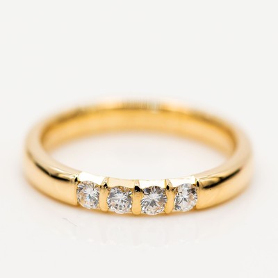 Wempe Ring 750/18K Yellow Gold Diamonds 0,25ct Tw / Vs Size 53 | eBay