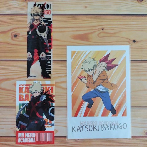My Hero Academia Bakugou Postcard Clear Bookmark Sticker Hero Academia ...